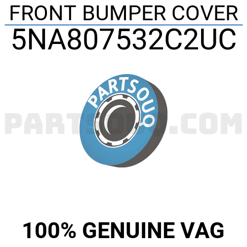 FRONT BUMPER COVER 5NA807532C2UC | VAG Parts | PartSouq