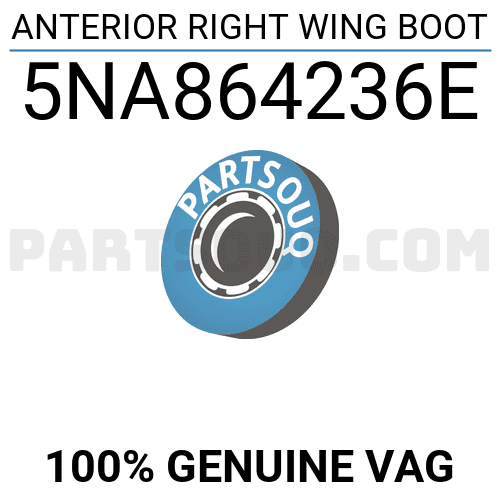 ANTERIOR RIGHT WING BOOT 5NA864236E | VAG Parts | PartSouq
