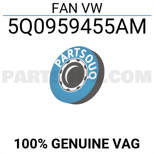 FAN VW 5Q0959455AM | VAG Parts | PartSouq