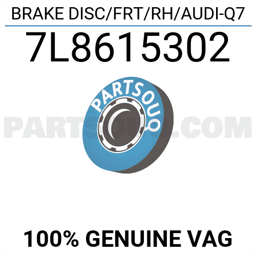 BRAKE DISC/FRT/RH/AUDI-Q7 7L8615302 | VAG Parts | PartSouq