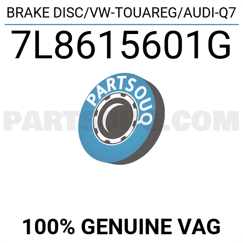 BRAKE DISC/VW-TOUAREG/AUDI-Q7 7L8615601G | VAG Parts | PartSouq