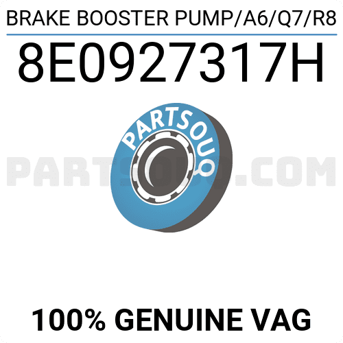 BRAKE BOOSTER PUMP/A6/Q7/R8 8E0927317H | VAG Parts | PartSouq