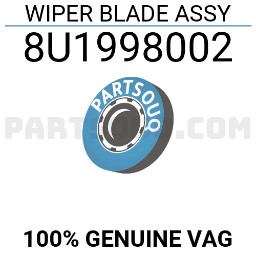 WIPER BLADE ASSY 8U1998002 | VAG Parts | PartSouq