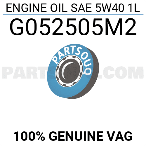 ENGINE OIL SAE 5W40 1L G052505M2 | VAG Parts | PartSouq