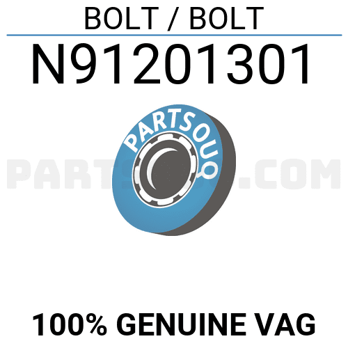 BOLT / BOLT N91201301 | VAG Parts | PartSouq