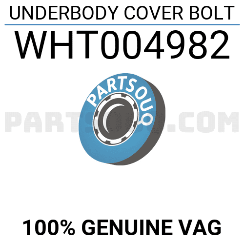 UNDERBODY COVER BOLT WHT004982 | VAG Parts | PartSouq