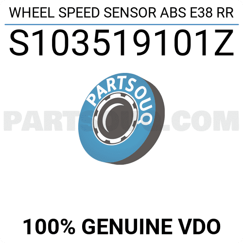 WHEEL SPEED SENSOR ABS E38 RR S103519101Z | VDO Parts | PartSouq