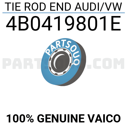 TIE ROD END AUDI/VW 4B0419801E | Vaico Parts | PartSouq
