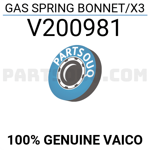 GAS SPRING BONNET/X3 V200981 | Vaico Parts | PartSouq