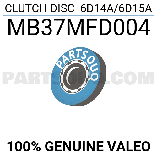 CLUTCH DISC 6D14A/6D15A MB37MFD004 | Valeo Parts | PartSouq