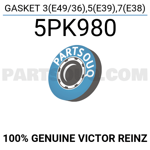 GASKET 3(E49/36),5(E39),7(E38) 5PK980 | Victor Reinz Parts | PartSouq