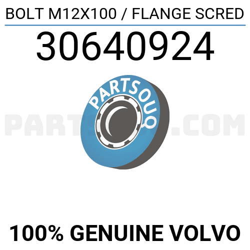 BOLT M12X100 / FLANGE SCRED 30640924 | Volvo Parts | PartSouq