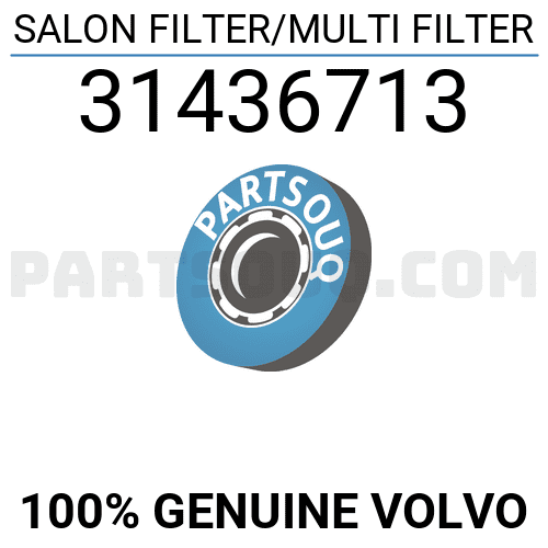 SALON FILTER/MULTI FILTER 31436713 | Volvo Parts | PartSouq