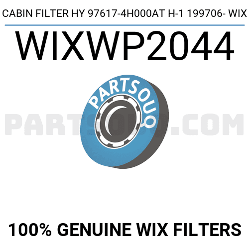 CABIN FILTER HY 97617-4H000AT H-1 199706- WIX WIXWP2044 | WIX FILTERS ...