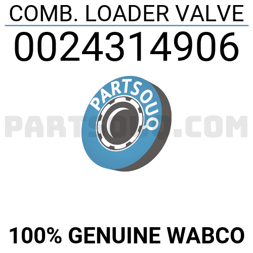 COMB. LOADER VALVE 0024314906 | Wabco Parts | PartSouq