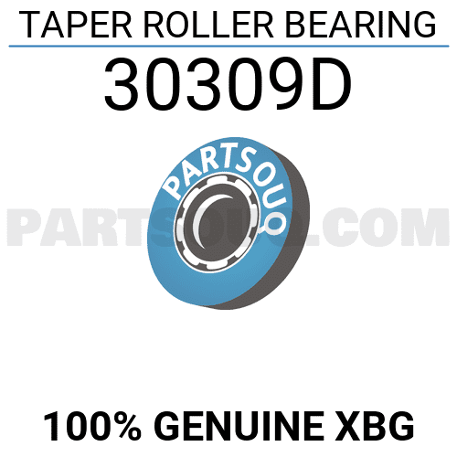 TAPER ROLLER BEARING 30309D | XBG Parts | PartSouq