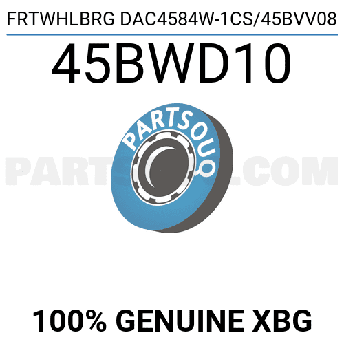 FRTWHLBRG DAC4584W-1CS/45BVV08 45BWD10 | XBG Parts | PartSouq