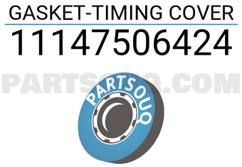 Bmw Gasket Genuineu00ae 11147506424 - Passenger Side Upper Timing Cover ...