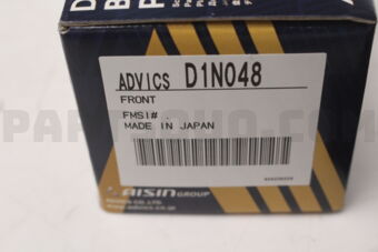 BRAKE PAD FRONT MI MR569403,4605A261/SN889 LANCER 200309-201312 ADVICS ...