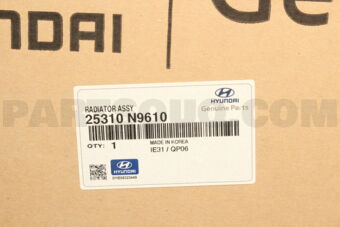 RADIATOR ASSY 25310N9610 | Hyundai / KIA Parts | PartSouq