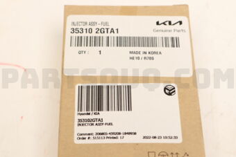 INJECTOR ASSY-FUEL 353102GTA1 | Hyundai / KIA Parts | PartSouq