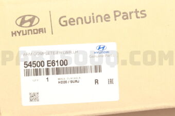ARM COMPLETE-FR LWR,LH 54500E6100 | Hyundai / KIA Parts | PartSouq
