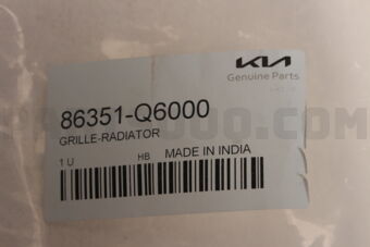 GRILLE-RADIATOR 86351Q6000 | Hyundai / KIA Parts | PartSouq