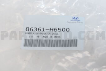 COVER ASSY-RADIATOR GRILLE UPR 86361H6500 | Hyundai / KIA Parts | PartSouq