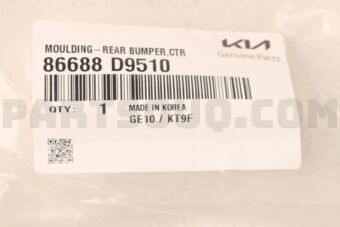 MOULDING-REAR BUMPER,CTR 86688D9510 | Hyundai / KIA Parts | PartSouq