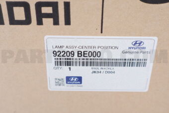 LAMP ASSY-CENTER POSITION 92209BE000 | Hyundai / KIA Parts | PartSouq