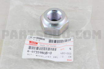 NUT; WHEEL,FRT 8973598080 | Isuzu Parts | PartSouq