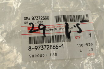 SHROUD; FAN 8973728661 | Isuzu Parts | PartSouq