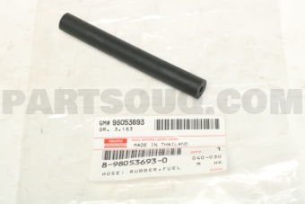 Hose; Rubber,Fuel Leak 8980536930 | Isuzu Parts | PartSouq
