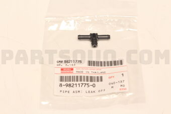 PIPE ASM; LEAK OFF 8982117750 | Isuzu Parts | PartSouq