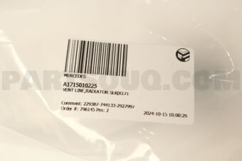 VENT LINE,RADIATOR-SLK(R171) A1715010225 | MERCEDES Parts | PartSouq