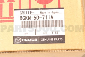 GRILLE,RADIATOR BCKN50711A | Mazda Parts | PartSouq
