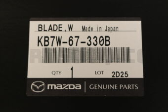 BLADE,WIPER-FRONT KB7W67330B | Mazda Parts | PartSouq