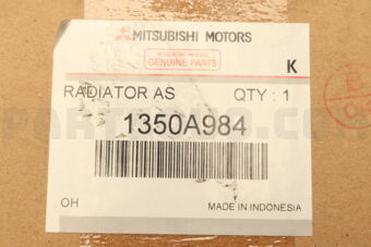 RADIATOR ASSY 1350A984 | Mitsubishi Parts | PartSouq