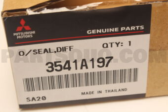 OIL SEAL,F/DIFF DRIV 3541A197 | Mitsubishi Parts | PartSouq