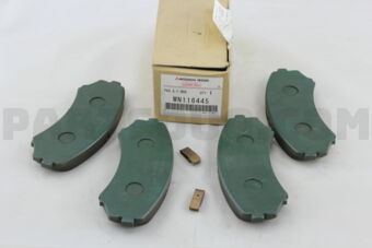 PAD SET,FR BRAKE MN116445 | Mitsubishi Parts | PartSouq
