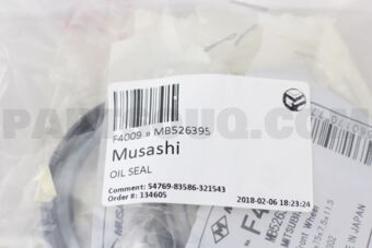 OIL SEAL MB526395 | Musashi Parts | PartSouq