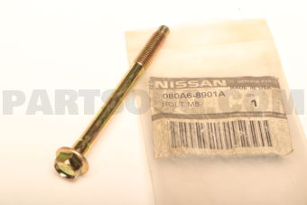 BOLT-FLG, HEX PP TYPE 2 7T M8 080A68901A | Nissan Parts | PartSouq