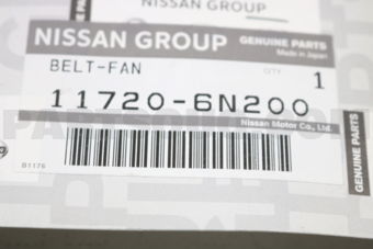 BELT-FAN & ALTERNATOR 117206N200 | Nissan Parts | PartSouq