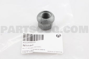NUT-ROAD WHEEL 402249X50A | Nissan Parts | PartSouq