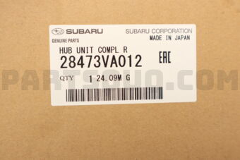 SPARE PART 28473VA012 | Subaru Parts | PartSouq