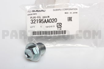 PLUG-OIL DRAIN 32195AA020 | Subaru Parts | PartSouq