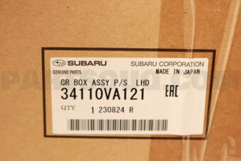 GR BOX ASSY P/S LHD 34110VA121 | Subaru Parts | PartSouq