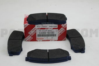 PAD KIT, DISC BRAKE, REAR 0446660090 | Toyota Parts | PartSouq