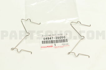 FITTING KIT, DISC BRAKE, FRONT 0494735050 | Toyota Parts | PartSouq