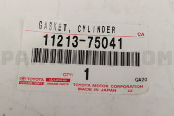 GASKET, CYLINDER HEAD COVER 1121375041 | Toyota Parts | PartSouq